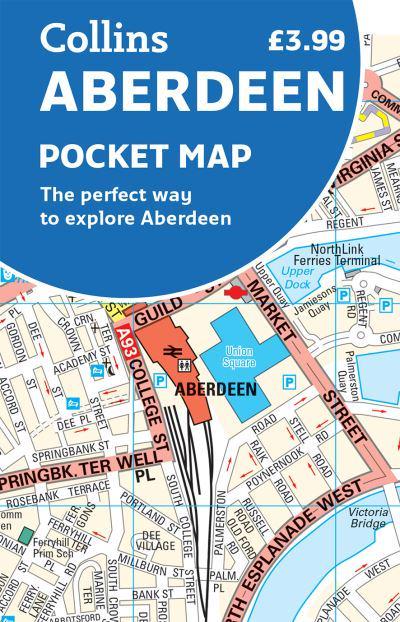 Aberdeen Pocket Map - HarperCollins