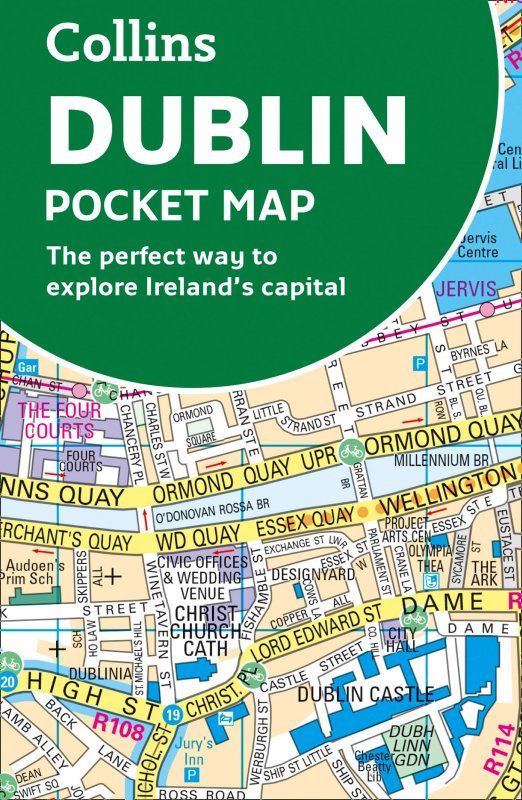 Dublin Pocket Map - HarperCollins