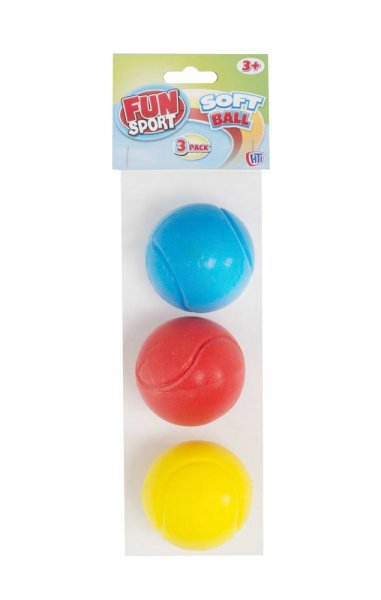 Fun Sport Soft Ball 3 Pack (SV) - HTI