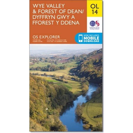 Explorer OL 14 Wye Valley & Forest of Dean - Ordnance Survey