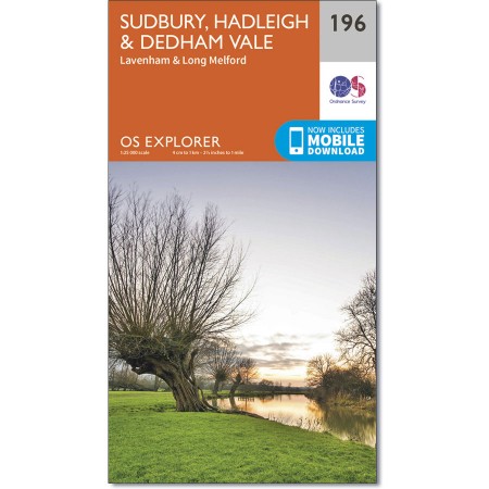 Explorer 196 Sudbury, Hadleigh & Dedham Vale - Ordnance Survey