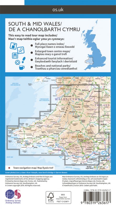 OS Tour 11 South & Mid Wales - Ordnance Survey