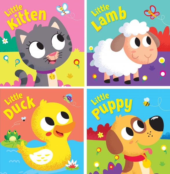 Animal Board Books 4 Asst - Brown Watson