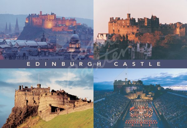 Edinburgh Castle Comp, Edinburgh Postcard (H Std CB) - Colin Baxter ...