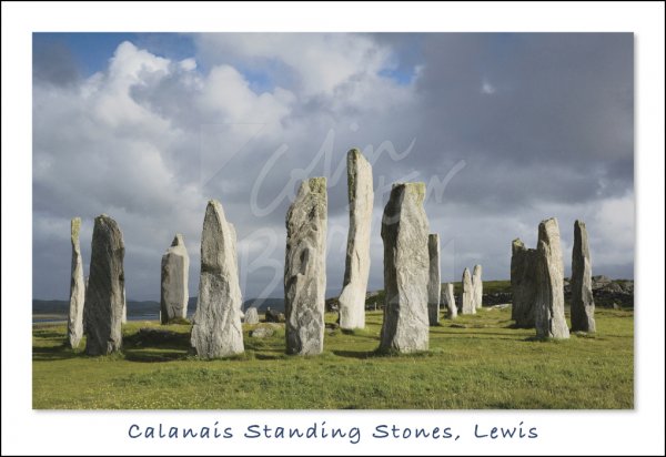 Calanais Standing Stones, Lewis 2 Postcard (H Std CB) - Colin Baxter ...
