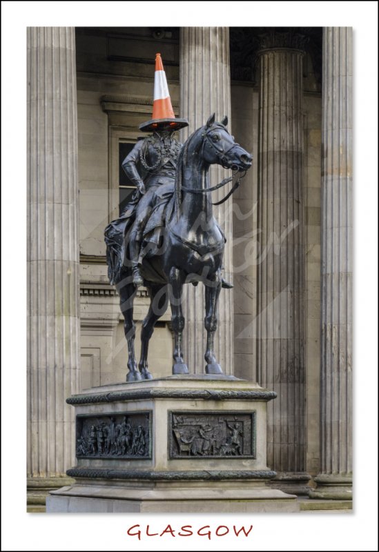 Duke of Wellington Statue, Glasgow Postcard (V Std CB) - Colin Baxter ...