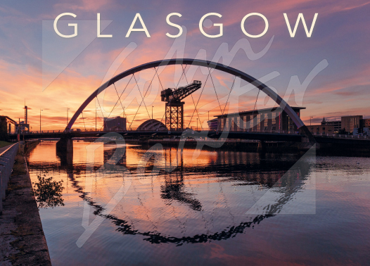 Squinty Bridge & Clyde, Glasgow Magnet (H CB) - Colin Baxter Photography
