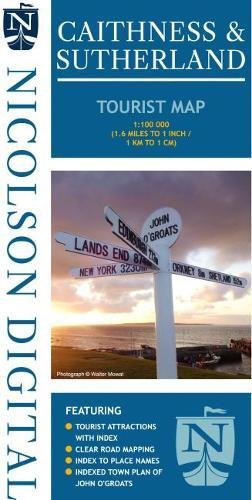 Caithness & Sutherland Tourist Map - Nicolson