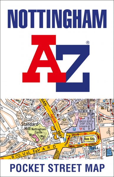 Nottingham Pocket Street Map - HarperCollins
