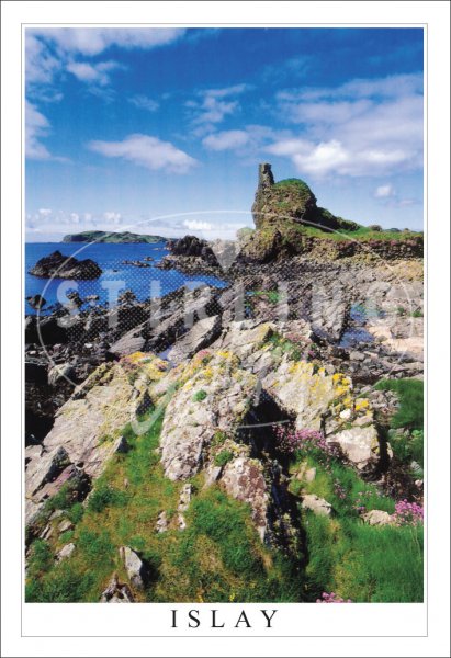 Dunyvaig Castle, Islay Postcard (V SG) - Stirling Gallery