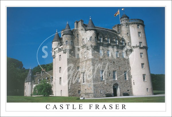 Castle Fraser Postcard (H SG) - Stirling Gallery