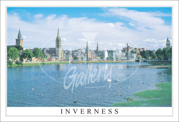 Inverness, Capital of the Highlands Postcard (H SG) - Stirling Gallery