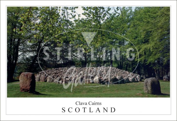 Clava Cairns - Scotland, near Culloden Moor Postcard (H SG) - Stirling ...