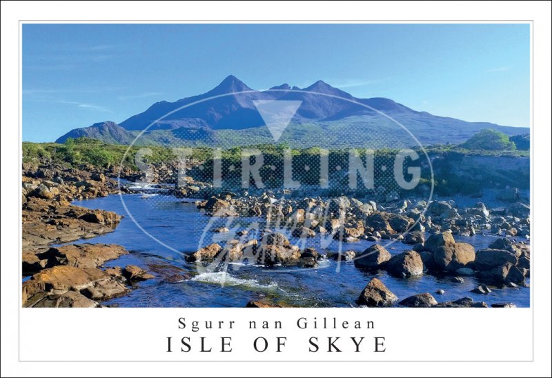 Sgurr nan Gillean - Isle of Skye Postcard (H SG) - Stirling Gallery