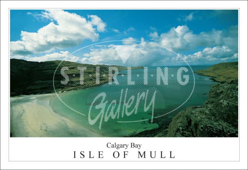 Calgary Bay, Isle of Mull Postcard (H SG) - Stirling Gallery