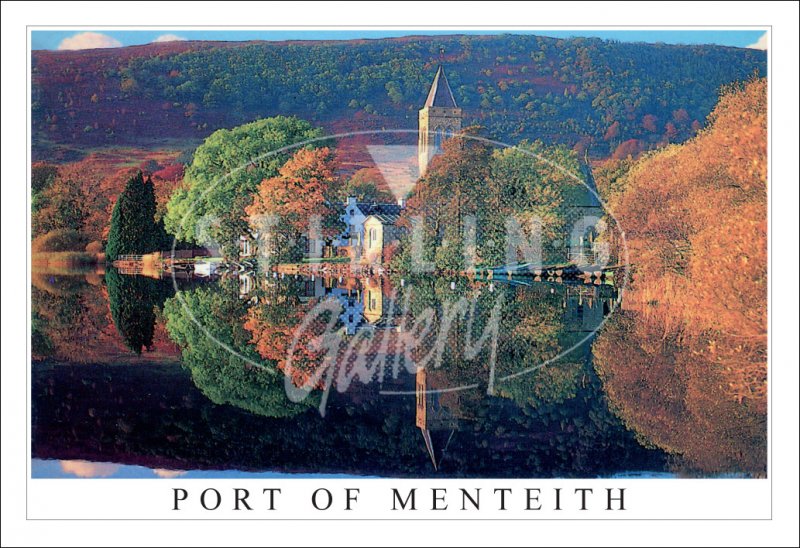 Port of Menteith, Autumn Postcard (H SG) - Stirling Gallery