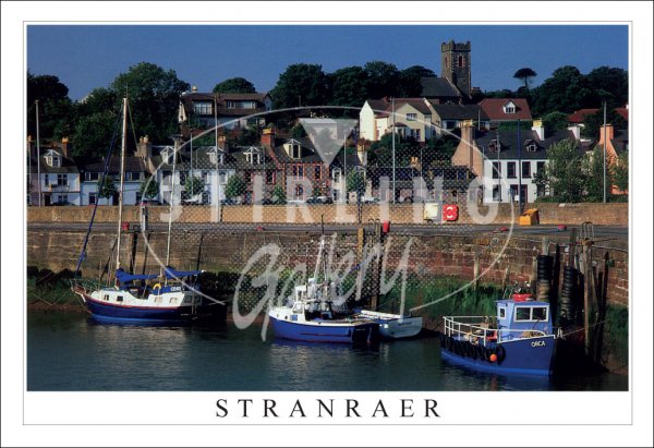 Stranraer, Harbour Postcard (H SG) - Stirling Gallery