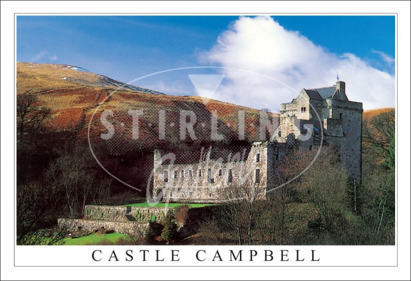 Castle Campbell, Dollar Postcard (H SG) - Stirling Gallery