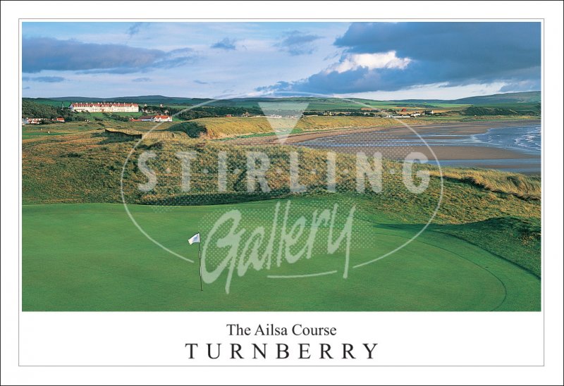 Ailsa Course, The - Turnberry Postcard (H SG) - Stirling Gallery