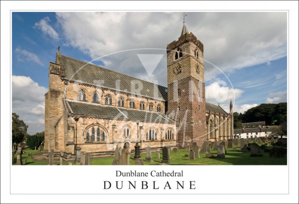 Dunblane Cathedral - Dunblane Postcard (H SG) - Stirling Gallery