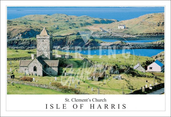 St. Clement's Church close up, Isle of Harris Postcard (H SG ...
