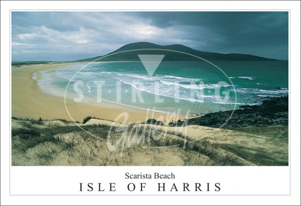 Scarista Beach - Isle of Harris Postcard (H SG) - Stirling Gallery