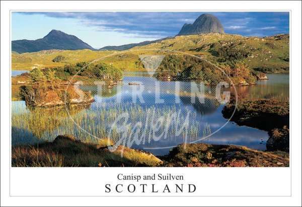 Canisp & Suilven - Scotland, from Loch Druim Postcard (H SG) - Stirling ...