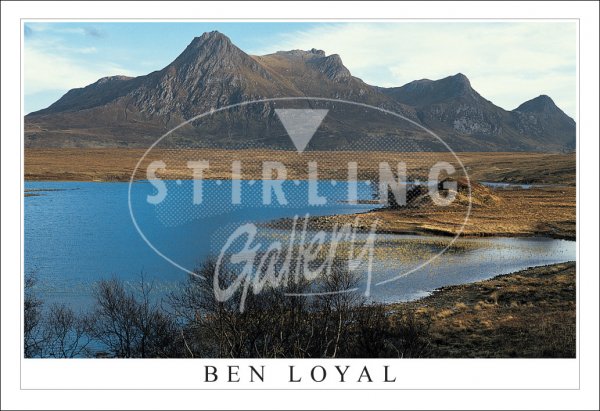 Ben Loyal from Lochan, near Tongue, Sutherland Postcard (H SG ...