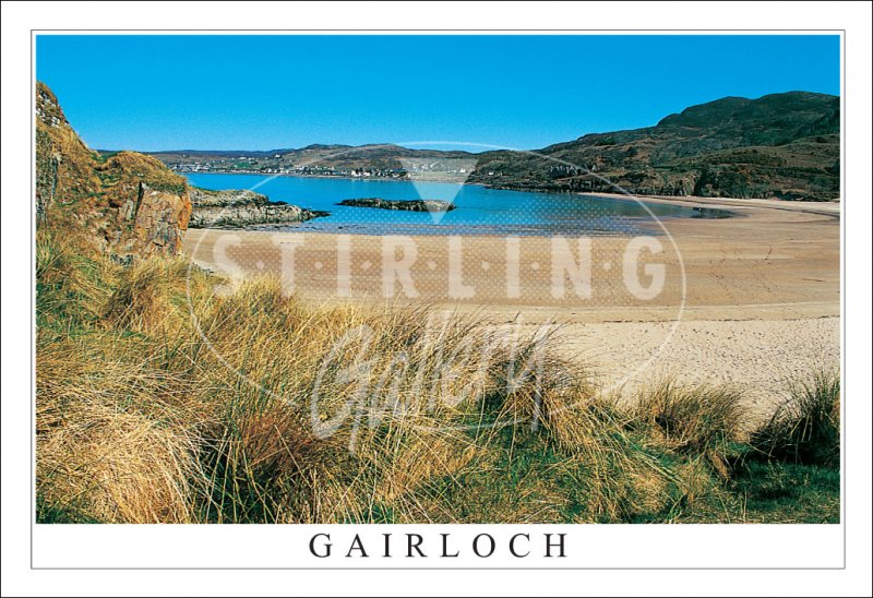 Gairloch, the Beach Postcard (H SG) - Stirling Gallery