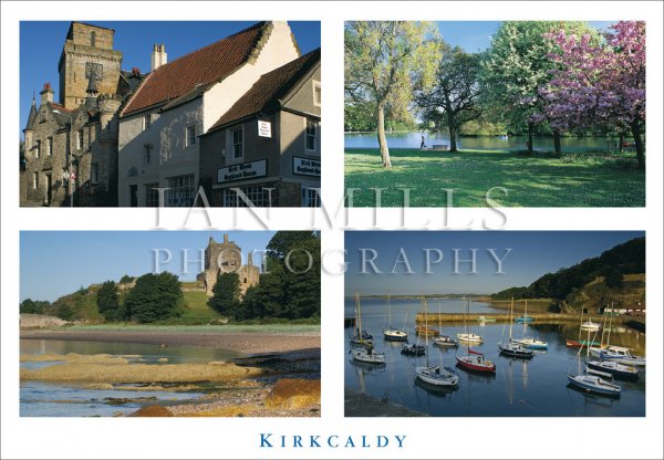 Kirkcaldy, Multi View Postcard (H std IM) - Ian Mills Photography