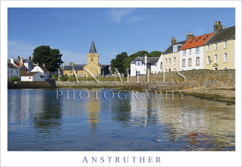 Anstruther, Historic Village Parish Church Postcard (H std IM) - Ian ...