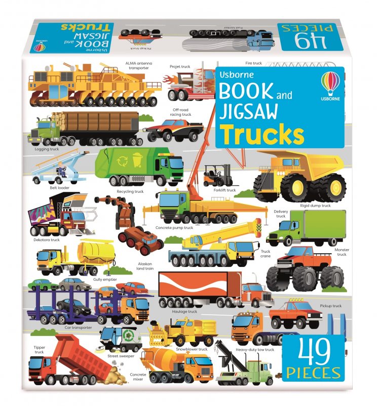 Book & Jigsaw Trucks - Usborne