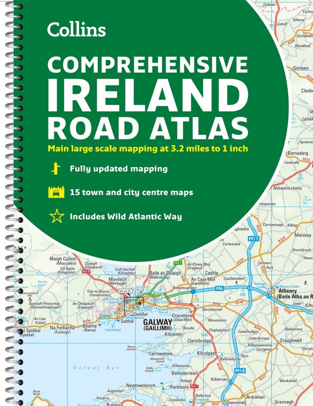 Comprehensive Road Atlas Ireland - HarperCollins