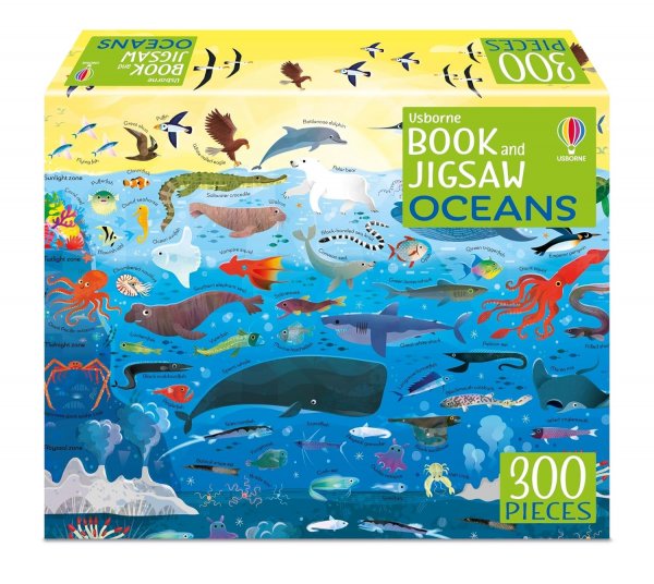 Book & Jigsaw Oceans - Usborne