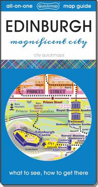 Edinburgh Magnificent City Map - Quickmaps