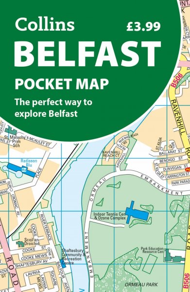 Belfast Pocket Map (Feb) - HarperCollins