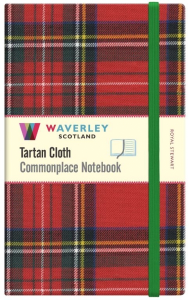 Tartan Cloth Notebook Large: Royal Stewart - Waverley